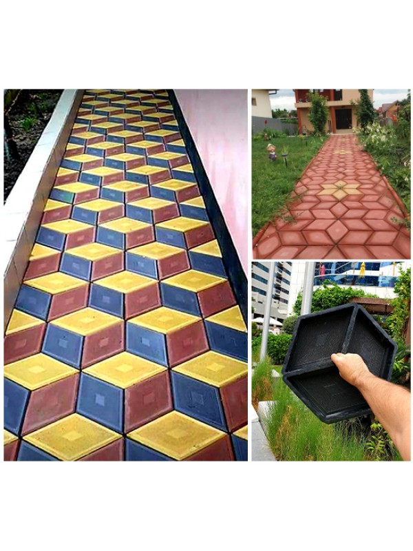 Pavaje tip ROMB 3D 19X33X4.5 PLASTIC